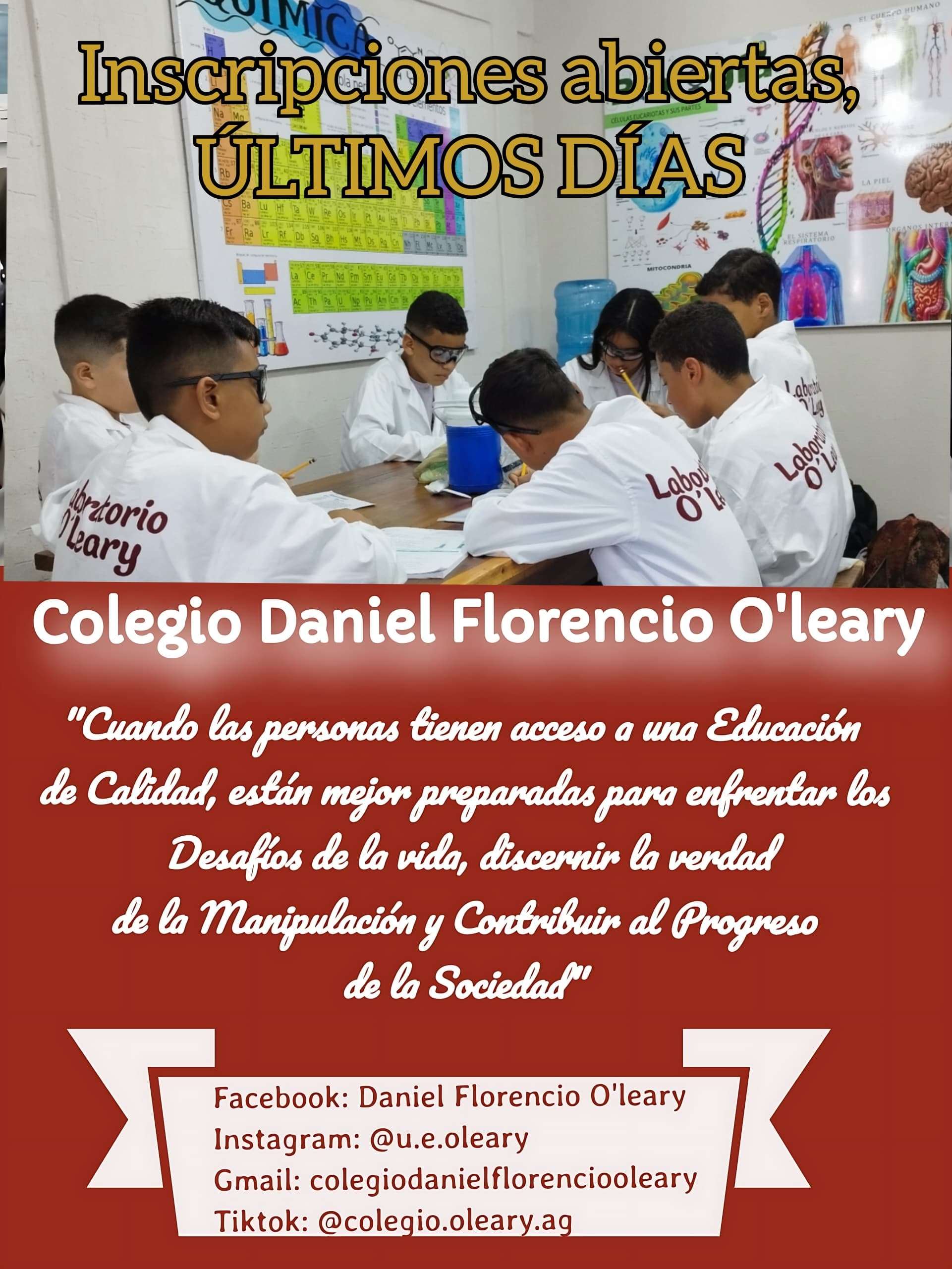 Inscripciones abiertas