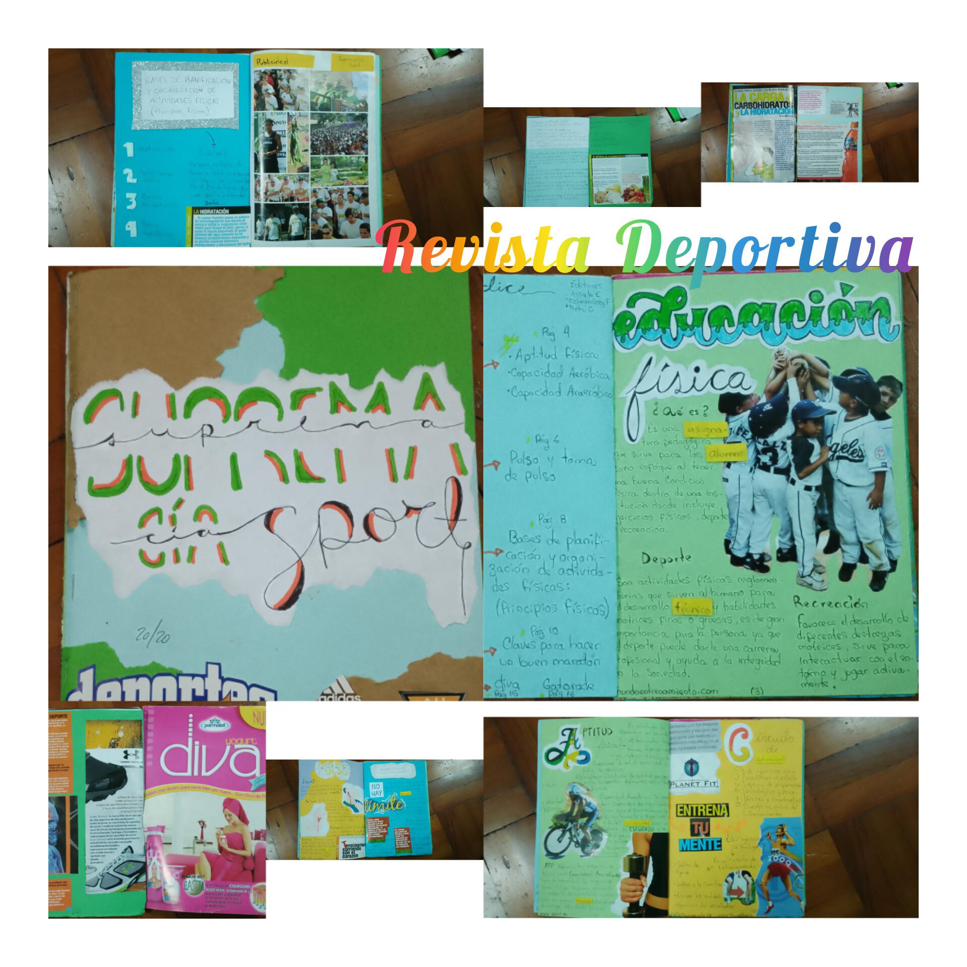 Revista Deportiva elaborada por estudiantes de 4to año sección U